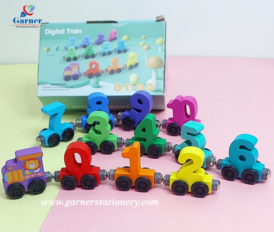 Magnetic Digital Train Toy for Learning Numbers for Kids | Garner ...